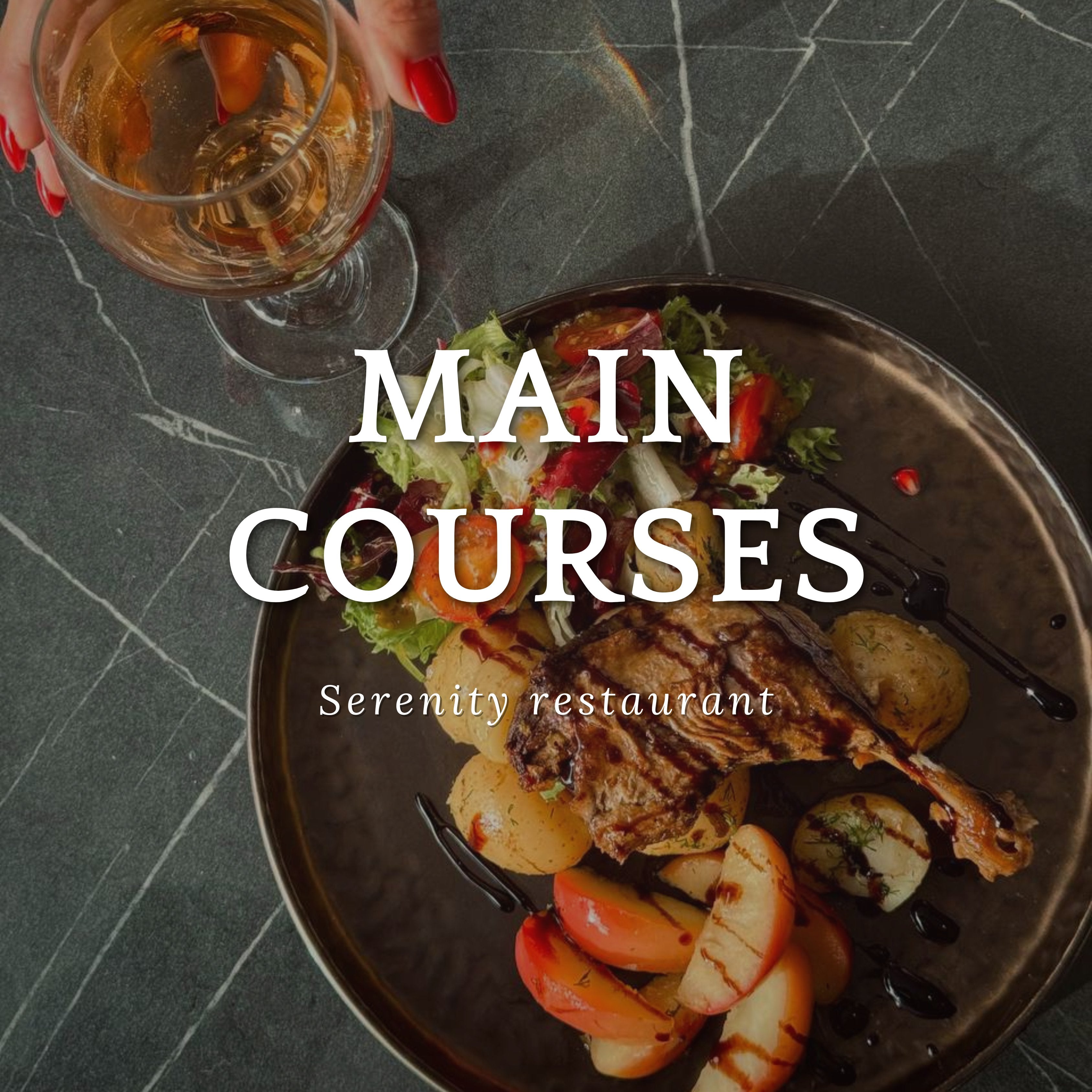 Main Courses | Authentic & Hearty Meals at Serenity Restaurant
